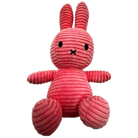 miffy | Toys | Nijntje Miffy 9 Pink Coral Corduroy Plush Stuffed Bunny ...